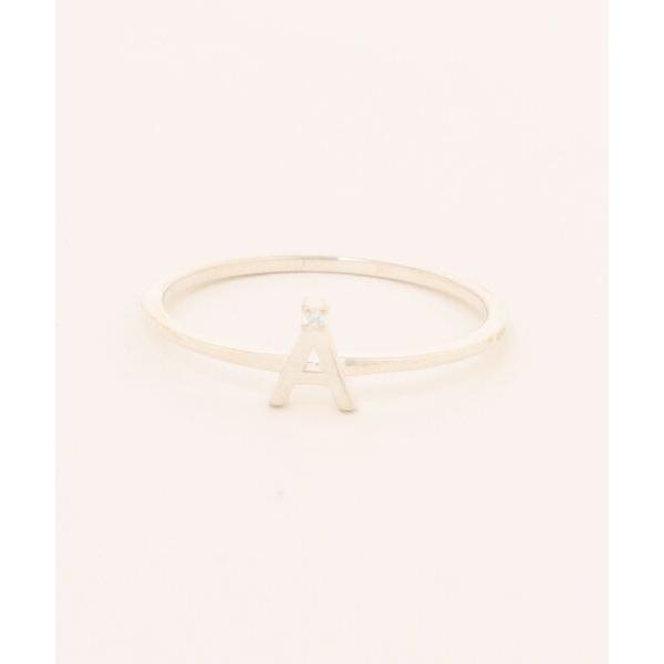 『セール実施中』ZOZO問い合わせ番号:89925473ショップ:con affetto，コンアフェットブランド:con affetto(original)，コン アフェット商品名:シルバー925イニシャルリングカテゴリ:アクセサリー&gt...