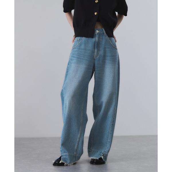 ZOZO問い合わせ番号:89960662ショップ:ADAM ET ROPE'，アダムエロペブランド:ADAM ET ROPE'，アダムエロペ商品名:【サステナブル】・【新色追加】ルーズフィットアジャストデニムカテゴリ:パンツ>デニムパ...