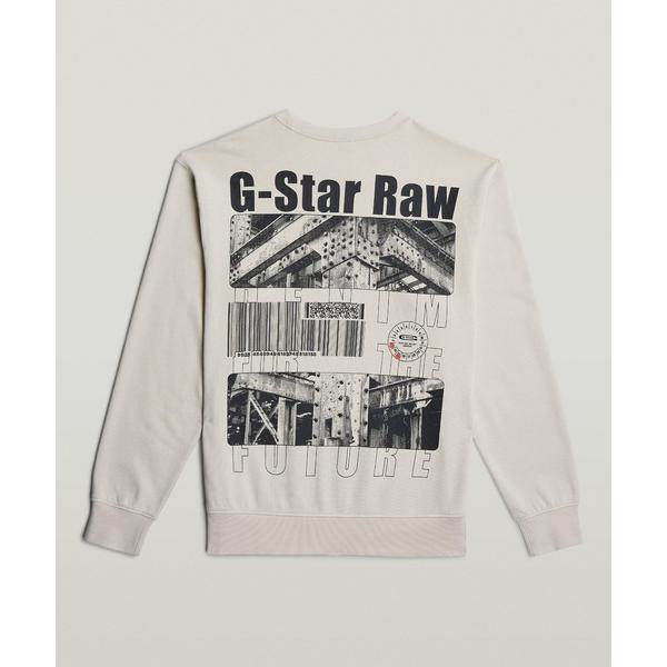 『タイムセール実施中』ZOZO問い合わせ番号:89961319ショップ:G-STAR RAW，ジースター・ロゥブランド:G-STAR，ジースター商品名:SUBSTANCE BACK GRAPHIC RELAXED SWEATER/オーバーサ...