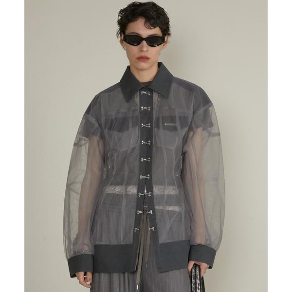 ZOZO問い合わせ番号:89961740ショップ:PRANK PROJECT，プランクプロジェクトブランド:PRANK PROJECT，プランクプロジェクト商品名:コクーンスリーブチュールブルゾン / Cocoon Sleeve Tulle...