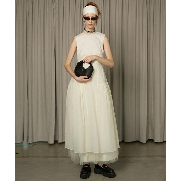 ZOZO問い合わせ番号:89961752ショップ:PRANK PROJECT，プランクプロジェクトブランド:PRANK PROJECT，プランクプロジェクト商品名:チュールレイヤードパネルドレス / Tulle layered panel ...