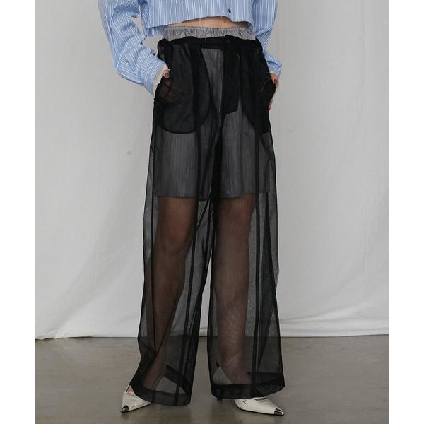 『タイムセール実施中』ZOZO問い合わせ番号:89961839ショップ:PRANK PROJECT，プランクプロジェクトブランド:PRANK PROJECT，プランクプロジェクト商品名:ダブルレイヤーチュールパンツ / Bonded Tul...
