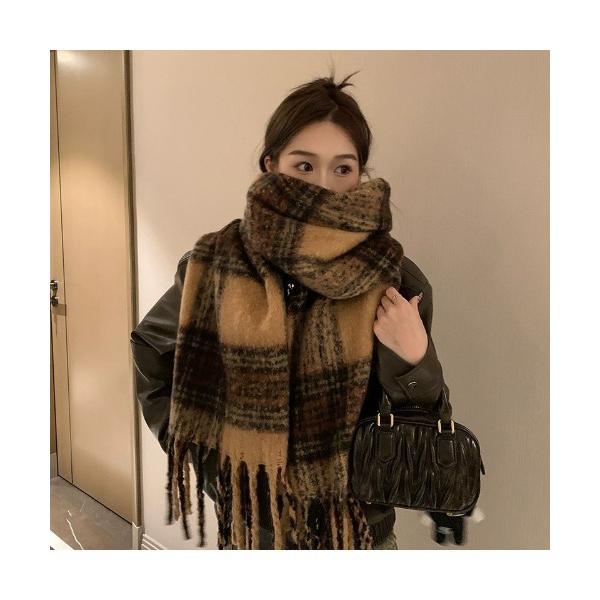 『セール実施中』ZOZO問い合わせ番号:89962004ショップ:FRP，エフアールピーブランド:MAISON DE THERESE，メゾン ド テレーズ，FRP，エフアールピー商品名:温かボリューム チェックマフラーカテゴリ:ファッション...