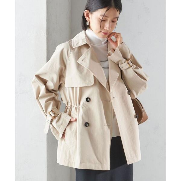 『セール実施中』ZOZO問い合わせ番号:89962221ショップ:SHIPS for women，シップス フォー ウィメンブランド:SHIPS，シップス商品名:〈撥水加工〉ドロスト ショート トレンチ コートカテゴリ:ジャケット/アウター...
