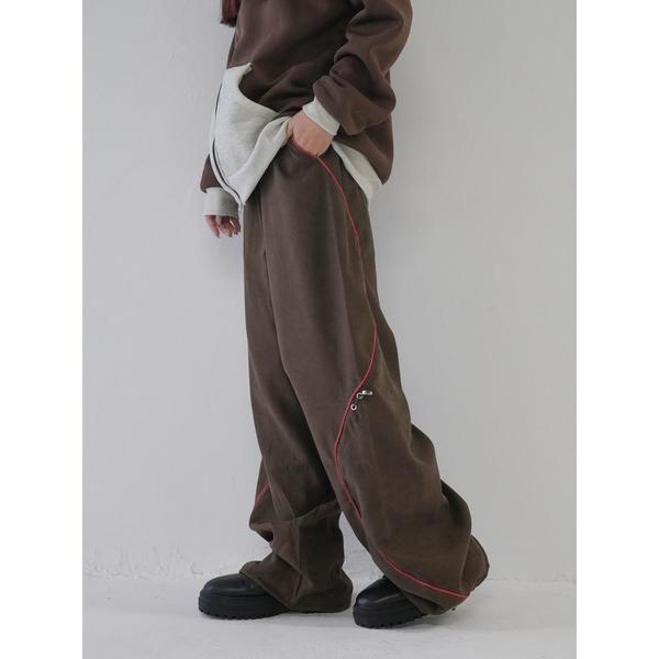 ZOZO問い合わせ番号:89962853ショップ:a//m，オルムブランド:Uenui，ウニュイ商品名:【 cunii 】ウェーブ リボン ダブル ストリング パンツカテゴリ:パンツ>スウェットパンツブランド品番:UN-H0056素材...