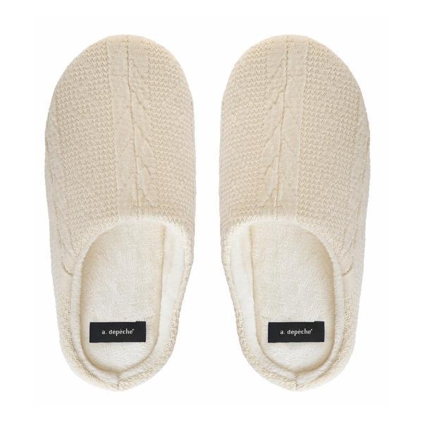 『タイムセール実施中』ZOZO問い合わせ番号:89972240ショップ:a.depeche，アデペシュブランド:a.depeche，アデペシュ商品名:【a.depeche/アデペシュ】ルームシューズ　スリッパ　/  kolin knit r...