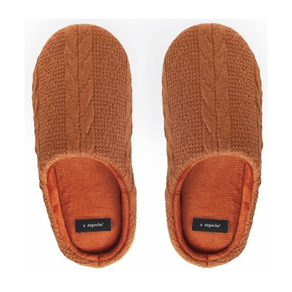 『タイムセール実施中』ZOZO問い合わせ番号:89972244ショップ:a.depeche，アデペシュブランド:a.depeche，アデペシュ商品名:【a.depeche/アデペシュ】ルームシューズ　スリッパ　/  kolin knit r...