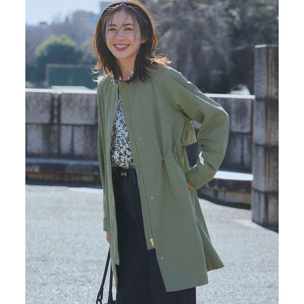 『セール実施中』ZOZO問い合わせ番号:89993895ショップ:23区，ニジュウサンクブランド:23区，ニジュウサンク商品名:【撥水加工】ライトツイル ノーカラーコートカテゴリ:ジャケット/アウター>ノーカラーコートブランド品番:C...