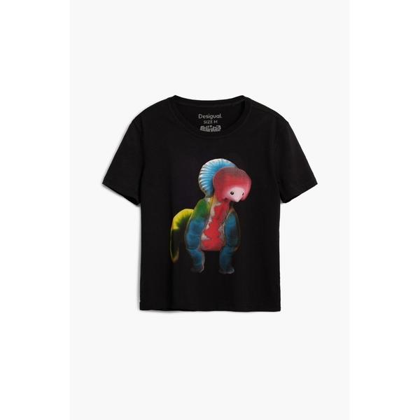 『タイムセール実施中』ZOZO問い合わせ番号:89995723ショップ:Desigual，デシグアルブランド:Desigual，デシグアル商品名:【Desigual×Collina Strada】MONSTERCOLLINA Tシャツショー...