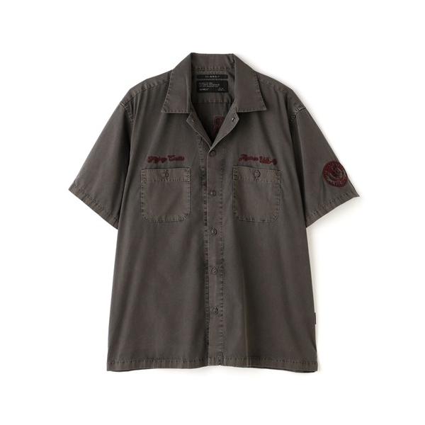 ZOZO問い合わせ番号:89996781ショップ:AVIREX，アヴィレックスブランド:AVIREX，アヴィレックス商品名:FADED WORK SHIRT ”USAFA” / フェイド 半袖ワークシャツ / AVIREX / アヴィレック...