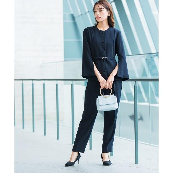 『タイムセール実施中』ZOZO問い合わせ番号:89996915ショップ:nissen，ニッセンブランド:Callarus，カラルス商品名:【入学式・卒業式・フォーマル】袖スリットデザインジャケットパンツスーツ（ウエストベルト付）（ジャケット...