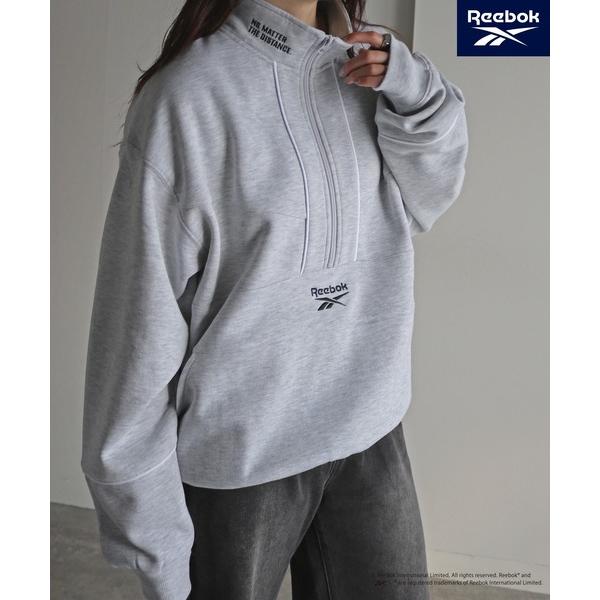 『タイムセール実施中』ZOZO問い合わせ番号:89997049ショップ:Rocky Monroe，ロッキーモンローブランド:COURO，コウロ商品名:【Ｒｅｅｂｏｋ／リーボック】別注パイピング切替スウェットハーフジップカテゴリ:トップス&g...