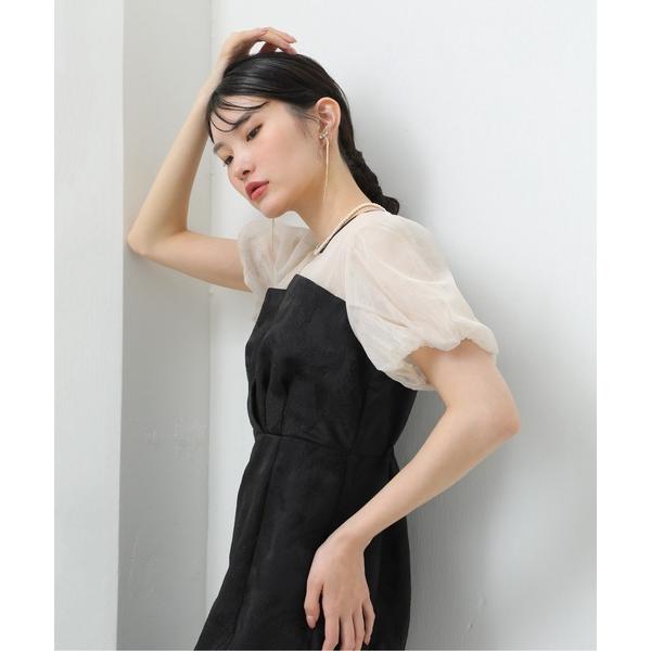 『セール実施中』ZOZO問い合わせ番号:90090404ショップ:Kana，カナブランド:Kana，カナ商品名:ワンピース チュール パフスリーブ ハイウエスト シルエット パーティー ドレス 結婚式 お呼ばれ オケージョンカテゴリ:ワンピ...
