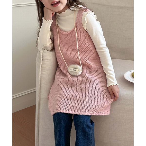 『タイムセール実施中』ZOZO問い合わせ番号:90090850ショップ:aimoha，アイモハブランド:aimoha，アイモハ商品名:【aimoha-KIDS-】カラーニットワンピースカテゴリ:ワンピース/ドレス>ワンピースブランド品...