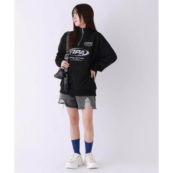 『セール実施中』ZOZO問い合わせ番号:90092270ショップ:repipi armario，レピピアルマリオブランド:repipi armario，レピピ アルマリオ，10C REPIPI，ジューシーレピピ商品名:ハーフZIPルーズワン...