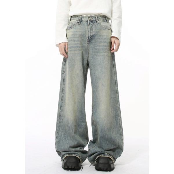 ZOZO問い合わせ番号:90093256ショップ:chuclla，チュクラブランド:WESTBOY，ウエストボーイ商品名:ルーズバギーウォッシュドデニムパンツ/ワイドデニムパンツ WO24W5PT02【WB ORIGINALS】カテゴリ:パ...