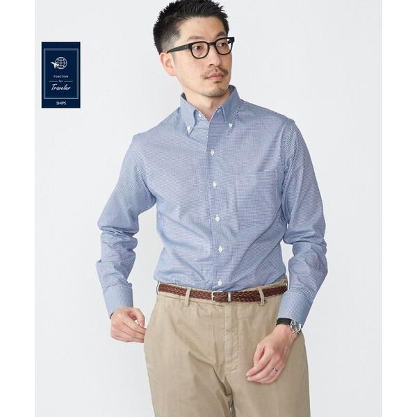 ZOZO問い合わせ番号:90093322ショップ:SHIPS，シップスブランド:SHIPS，シップス商品名:SHIPS: イージーアイロン ギンガムチェック イタリアンボタンダウンカラー シャツカテゴリ:トップス>ビジネスシャツブラン...