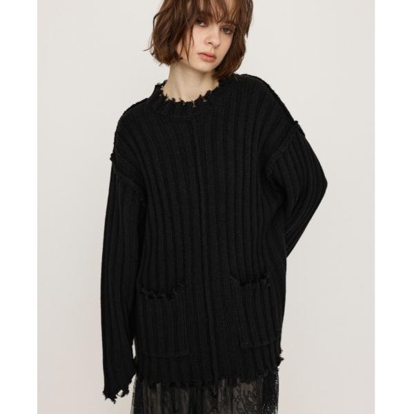 『タイムセール実施中』ZOZO問い合わせ番号:90093882ショップ:SLY，スライブランド:SLY，スライ商品名:DAMAGED LG TOPS ダメージド ローゲージ トップスカテゴリ:トップス>ニット/セーターブランド品番:0...