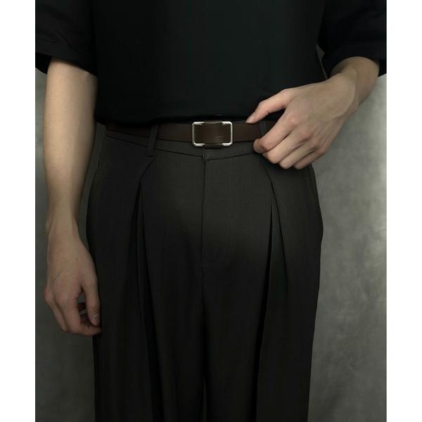 『セール実施中』ZOZO問い合わせ番号:90125203ショップ:BURNER，バーナーブランド:Burner，バーナー商品名:【CHI SELECT】本革　ノンホール　ベルト　スクエアバックル　chi-belt-nh-1 Nカテゴリ:ファ...