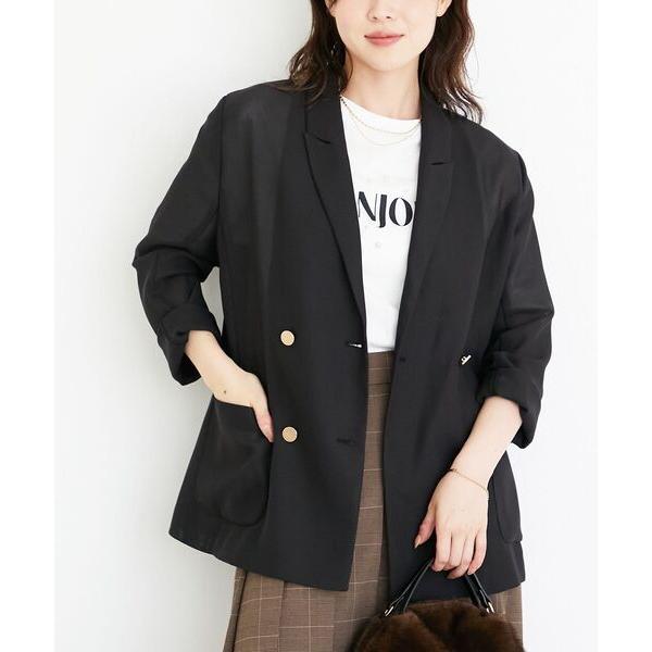 『セール実施中』ZOZO問い合わせ番号:90125537ショップ:le.coeur blanc，ルクールブランブランド:le.coeur blanc，ルクールブラン商品名:メッシュダブルブレストジャケットカテゴリ:トップス>その他トッ...