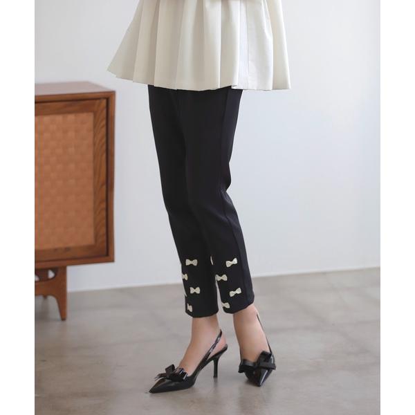 ZOZO問い合わせ番号:90126088ショップ:Meraki，メラキブランド:MERAKI，メラキ商品名:裾リボンデザインパンツカテゴリ:パンツ>その他パンツブランド品番:M814素材:ポリエステル100%原産国:中国カラー:ブラッ...