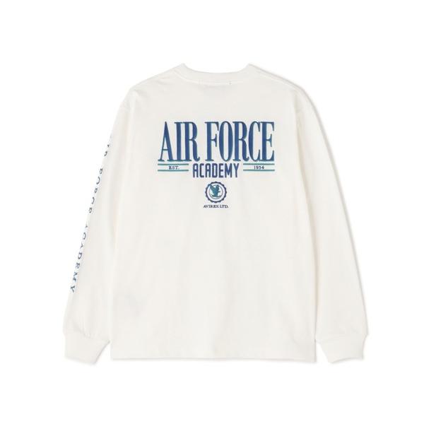 ZOZO問い合わせ番号:90127318ショップ:AVIREX，アヴィレックスブランド:AVIREX，アヴィレックス商品名:USAFA EMBROIDERY T-SHIRT / USAFA エンブロイダリー 長袖Tシャツ / AVIREX ...