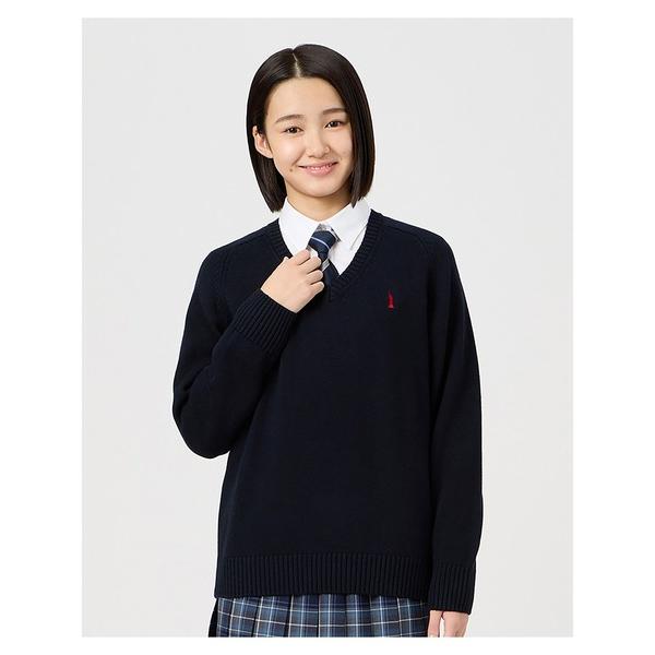 ZOZO問い合わせ番号:90127567ショップ:EASTBOY，イーストボーイブランド:EASTBOY，イーストボーイ商品名:セーター 綿 7G 通学 ニット 女子 制服 学生服 中学生 高校生 スクールカテゴリ:トップス>ニット/...