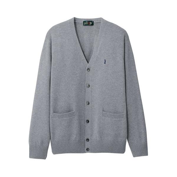 ZOZO問い合わせ番号:90127580ショップ:EASTBOY，イーストボーイブランド:EASTBOY，イーストボーイ商品名:メンズ カーディガン 綿 7G 男子 制服 学生服 中学生 高校生 スクールカテゴリ:トップス>カーディガ...