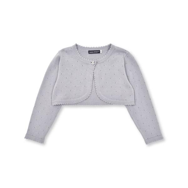 ZOZO問い合わせ番号:90158109ショップ:BEBE ONLINE STORE，ベベ オンラインストアブランド:BeBe，ベベ商品名:ニットボレロカーディガン(110~130cm)カテゴリ:トップス>カーディガン/ボレロブランド...