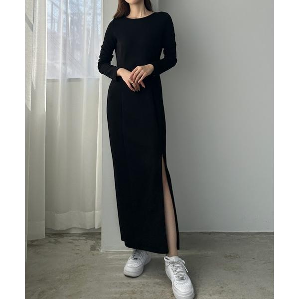 『タイムセール実施中』ZOZO問い合わせ番号:90159333ショップ:junoah，ジュノアブランド:Louere，ルエレ商品名:ファスナースリットIラインカットワンピース【一部ペチスカートSET】[高身長サイズMT/低身長サイズS有り]...