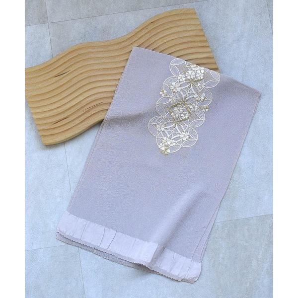 ZOZO問い合わせ番号:90160110ショップ:utatane，ウタタネブランド:utatane，ウタタネ商品名:帯揚げ 正絹 桜花七宝刺繍カテゴリ:水着/着物・浴衣>和装小物ブランド品番:5401621901素材:絹100%原産国...