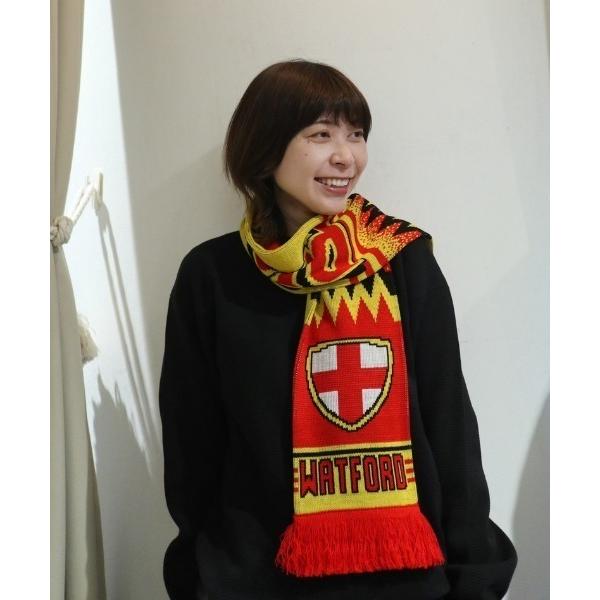 ZOZO問い合わせ番号:90160498ショップ:FRIDGE，フリッジブランド:fridge，フリッジ商品名:【Football Scarf】フットボールマフラー Watford ワトフォードFCカテゴリ:ファッション雑貨>マフラー...