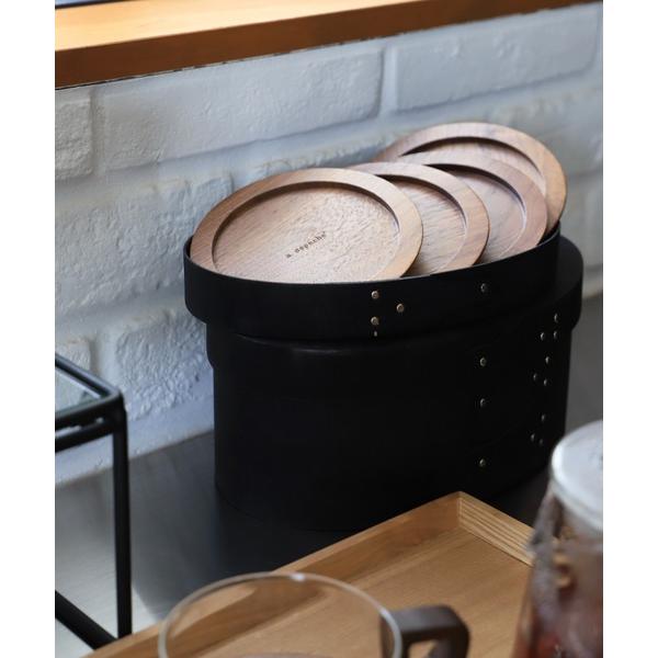 ZOZO問い合わせ番号:90191550ショップ:a.depeche，アデペシュブランド:a.depeche，アデペシュ商品名:【a.depeche/アデペシュ】 コースター　noon coaster walnut　おしゃれなギフトに最適！...