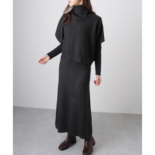 『タイムセール実施中』ZOZO問い合わせ番号:90192895ショップ:Lace Ladies，レースレディースブランド:Lace Ladies，レースレディース商品名:【2点セット】 クルーネック ニットワンピース＆プルオーバーカテゴリ:...