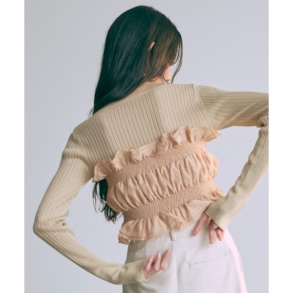 『タイムセール実施中』ZOZO問い合わせ番号:90193279ショップ:Dorry Doll，ドリードールブランド:EN NEUME，エンノイム商品名:Smocked Bustierカテゴリ:トップス>シャツ/ブラウスブランド品番:9...