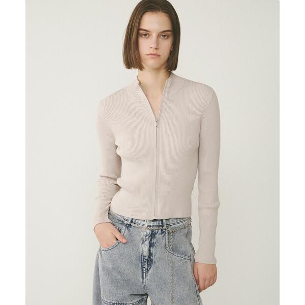 『タイムセール実施中』ZOZO問い合わせ番号:90193429ショップ:GRACE CONTINENTAL，グレースコンチネンタルブランド:Diagram，ダイアグラム商品名:リブニットzipトップカテゴリ:トップス>ニット/セーター...