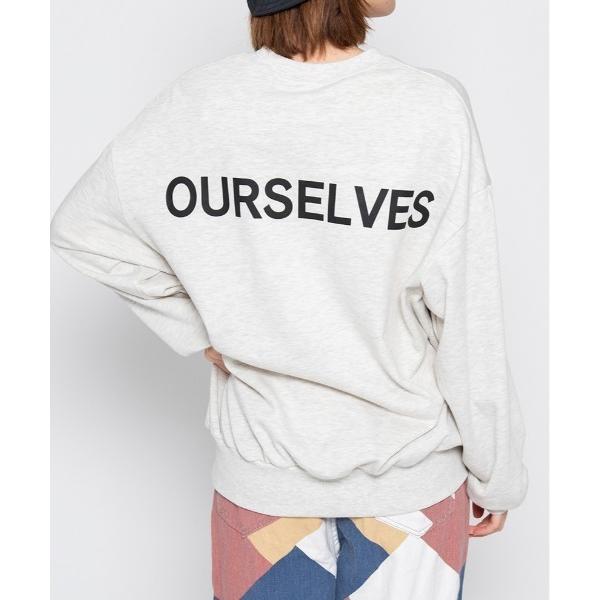 『タイムセール実施中』ZOZO問い合わせ番号:90193803ショップ:VIBGYOR，ヴィブジョーブランド:spiritoso，スピリトーゾ商品名:【spiritoso】OURSELVESプリントビッグスウェットトレーナーカテゴリ:トップ...