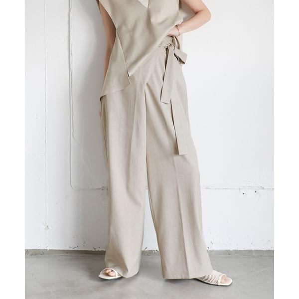 『タイムセール実施中』ZOZO問い合わせ番号:90195283ショップ:select MOCA，セレクトモカブランド:select MOCA Et，セレクトモカエト商品名:【Et】Wrap Belt Wide Pantsカテゴリ:パンツ&g...