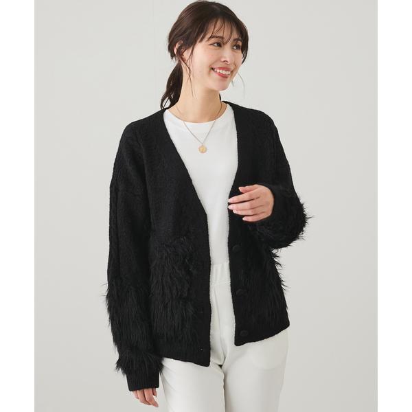 『セール実施中』ZOZO問い合わせ番号:90226171ショップ:JAYRO，ジャイロブランド:Jayro，ジャイロ商品名:ニットシャギー使いカーディガンカテゴリ:トップス>カーディガン/ボレロブランド品番:2024-B-FLK546...