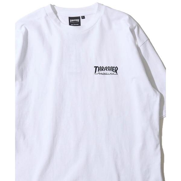 ZOZO問い合わせ番号:90226788ショップ:ADP.，エーディーピードットブランド:THRASHER，スラッシャー，ADPOSION，アドポーション商品名:【THRASHER / スラッシャー】ワンポイント刺繍クルーネックTシャツカテ...