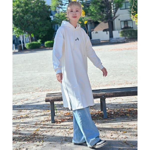 『セール実施中』ZOZO問い合わせ番号:90287373ショップ:Outfitter lab，アウトフィッターラボブランド:Alite cloth，アリーテクロス商品名:ワンポイントプリントチュニックカテゴリ:トップス>スウェットブラ...