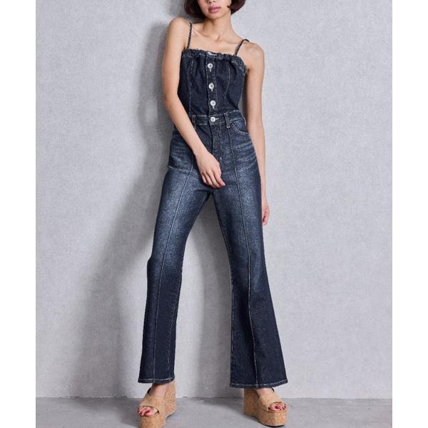 『セール実施中』ZOZO問い合わせ番号:90288015ショップ:GYDA，ジェイダブランド:GYDA，ジェイダ商品名:BACKリボンデニムロンパースカテゴリ:オールインワン・サロペット>つなぎ/オールインワンブランド品番:07251...