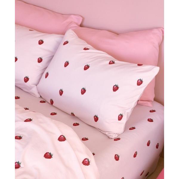 ZOZO問い合わせ番号:90319932ショップ:gelato pique，ジェラート　ピケブランド:gelato pique Sleep，ジェラートピケスリープ商品名:【Sleep】ストロベリー柄ピローケースカテゴリ:インテリア>寝...