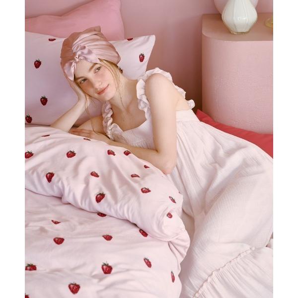 ZOZO問い合わせ番号:90319936ショップ:gelato pique，ジェラート　ピケブランド:gelato pique Sleep，ジェラートピケスリープ商品名:【Sleep】ストロベリー柄2点セット（セミダブル）カテゴリ:インテリ...