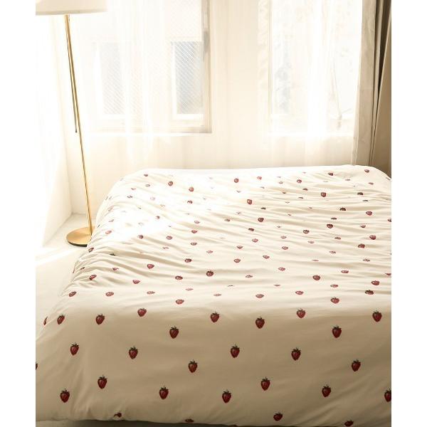 ZOZO問い合わせ番号:90319955ショップ:gelato pique，ジェラート　ピケブランド:gelato pique Sleep，ジェラートピケスリープ商品名:【Sleep】ストロベリー柄掛けカバー（ダブル）カテゴリ:インテリア&...