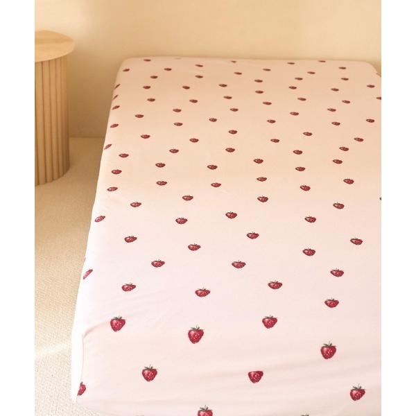 ZOZO問い合わせ番号:90319956ショップ:gelato pique，ジェラート　ピケブランド:gelato pique Sleep，ジェラートピケスリープ商品名:【Sleep】ストロベリー柄BOXシーツ（シングル）カテゴリ:インテリ...