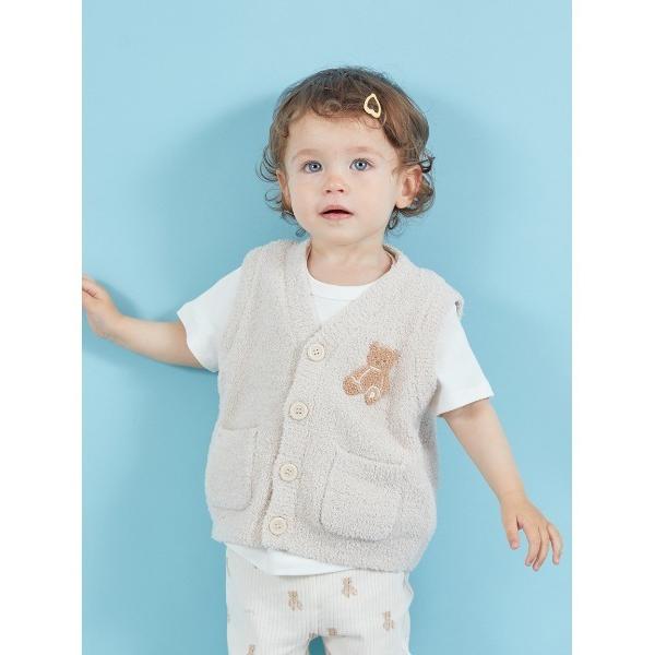 ※このアイテムは返品・交換対象外商品です。ZOZO問い合わせ番号:90320544ショップ:gelato pique，ジェラート　ピケブランド:gelato pique，ジェラートピケ商品名:【限定カラーあり】【BABY】パウダーベアベスト...