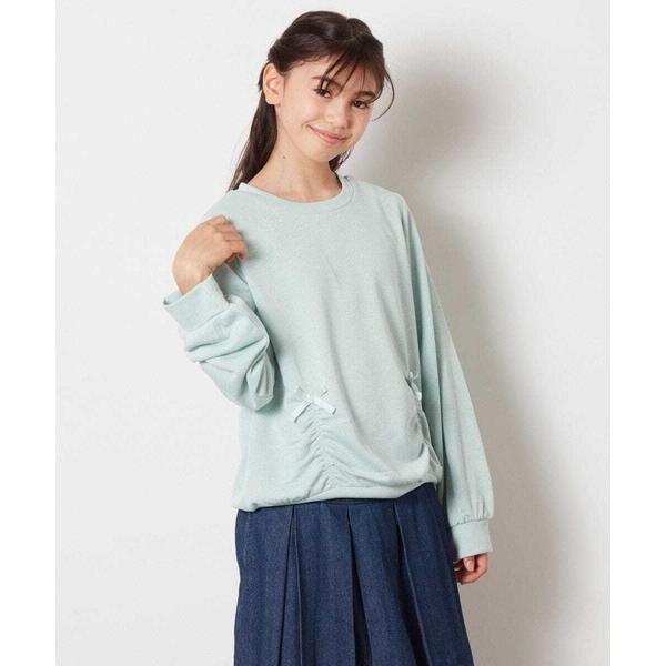 『タイムセール実施中』ZOZO問い合わせ番号:90320654ショップ:a.v.v，アー・ヴェ・ヴェブランド:a.v.v，アーヴェヴェ商品名:[120-130]リボン付きラメ裏毛トレーナーカテゴリ:トップス>スウェットブランド品番:K...
