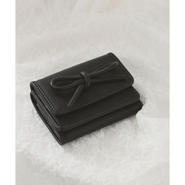 ZOZO問い合わせ番号:90321015ショップ:BEAMS WOMEN，ビームスウィメンブランド:HASHIBAMI，ハシバミ，Ray BEAMS，レイビームス商品名:【WEB限定】Hashibami / レザー リボン 3つ折り 財布カ...