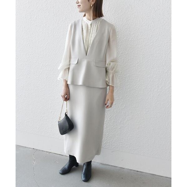 ZOZO問い合わせ番号:90321893ショップ:SHIPS for women，シップス フォー ウィメンブランド:SHIPS any，シップス エニィ，SHIPS，シップス商品名:SHIPS any:〈洗濯機可能〉ダブルクロス Vネック...